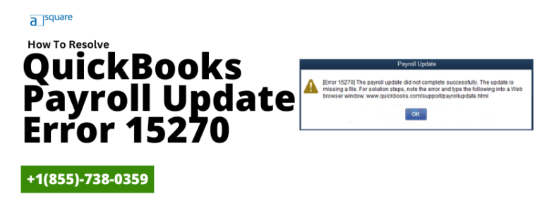 QuickBooks Payroll Update Error 15270- (Update Issue)