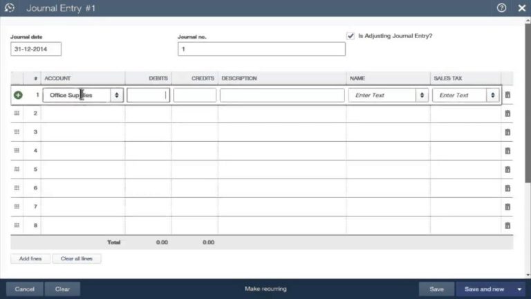 What is QuickBooks Journal Entry & How To Make Or Record It