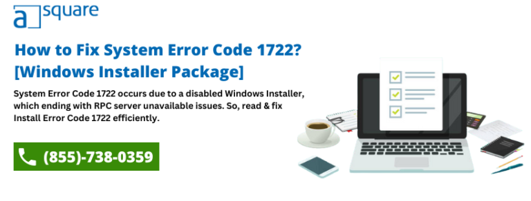 How to Fix System Error Code 1722? [Windows Installer Package]