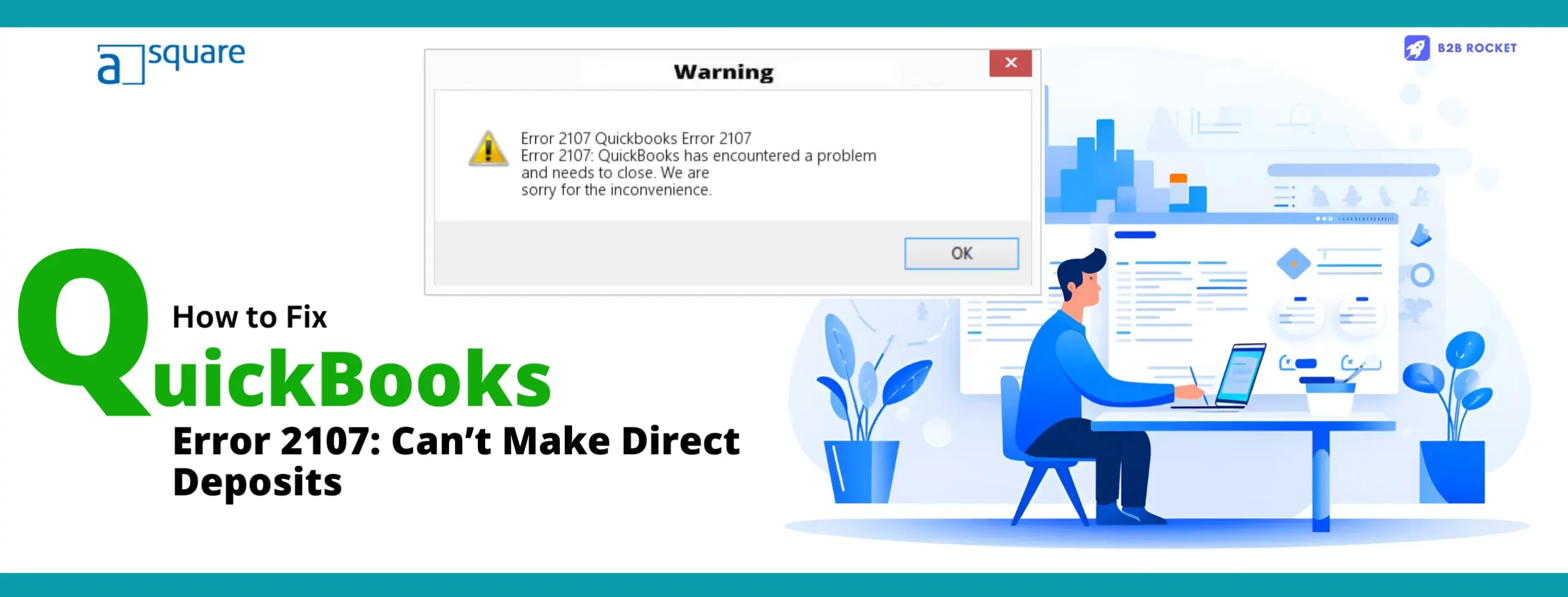 Resolve QuickBooks Error 2107: Can’t Make Direct Deposits